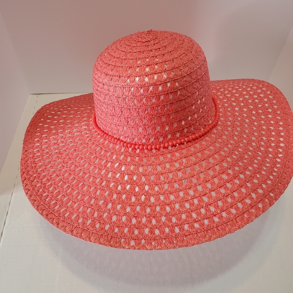 Accessories | Summer Elegant Pink Straw Hat | Poshmark
